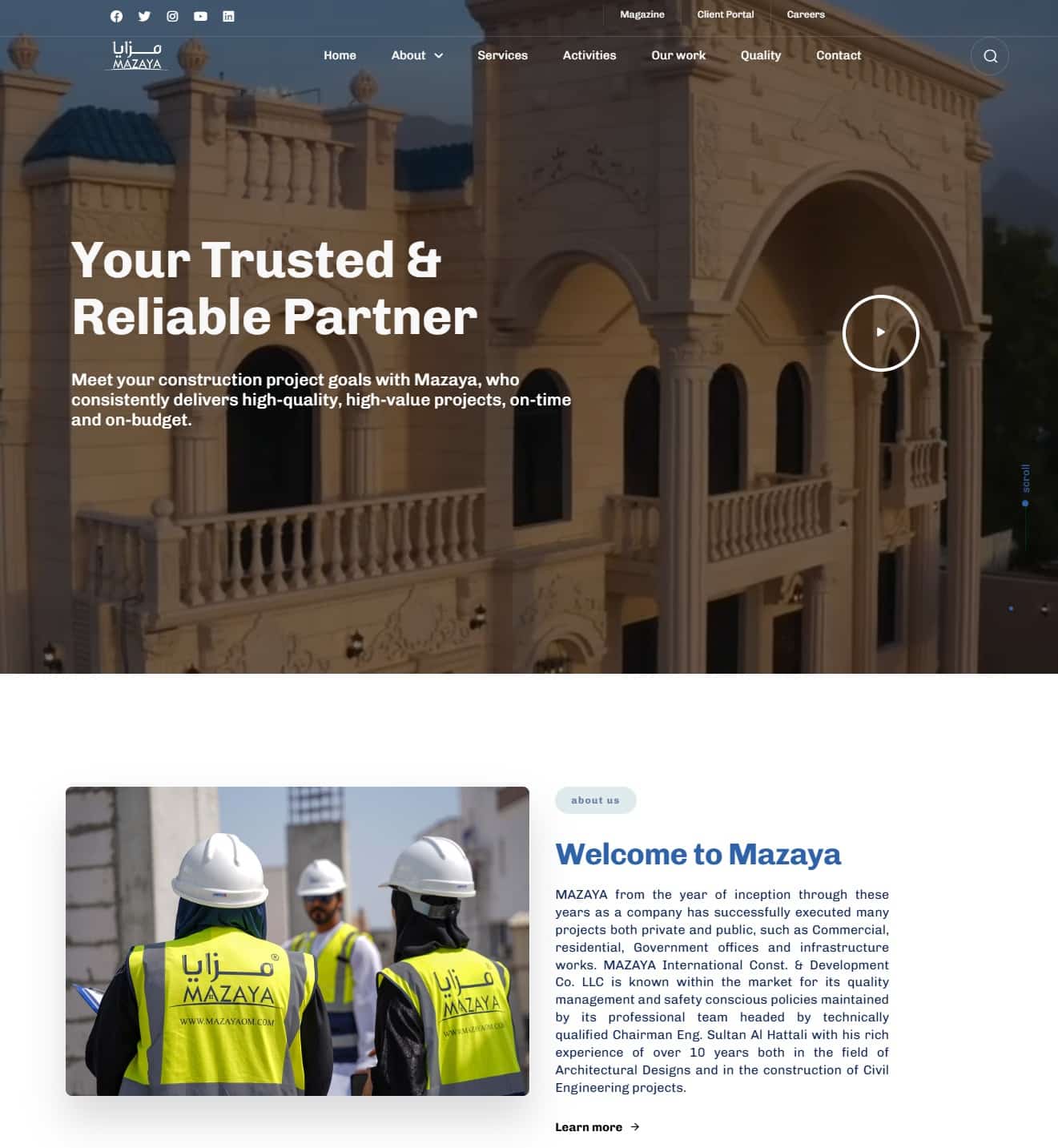 Mazaya International Construction and Development | بكسل تك